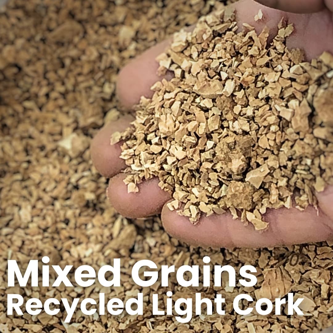 Granulated Cork, Recycled Light Mixed Grain | Cubic Foot – Jelinek Cork ...