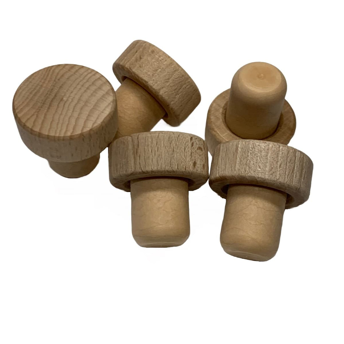 Natural Wood Cap Stopper | 19.5mm Synthetic Stem – Jelinek Cork Store USA