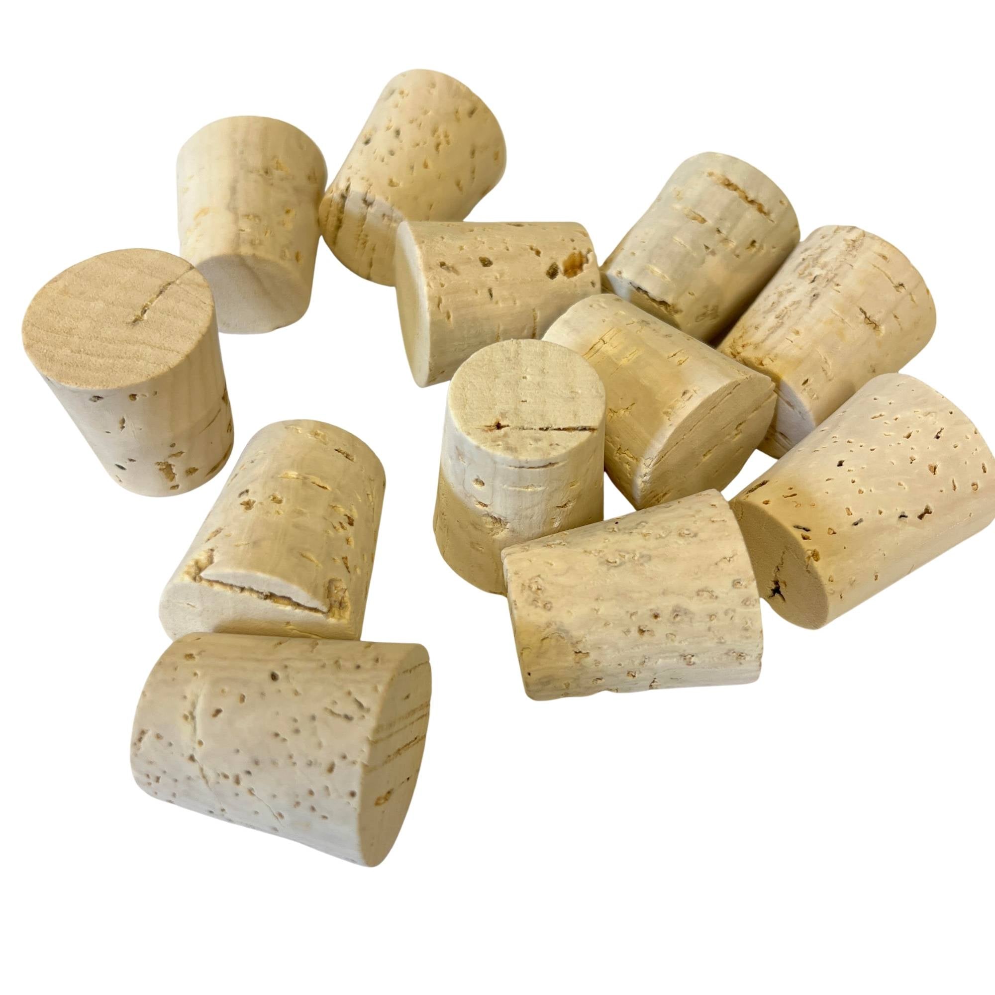 RL12 | Regular Length Natural Tapered Cork Stopper | Jelinek Cork ...